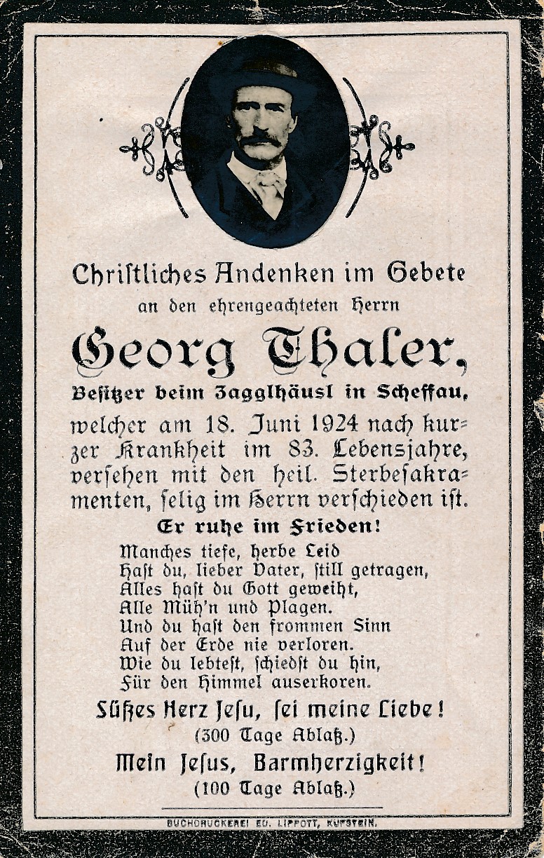 1924-06-18+-+Georg+Thaler | Ellmau Chronik und Bildgalerie
